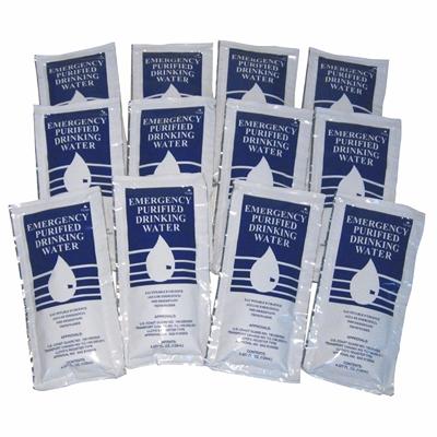 Emergency Drinking Water Pouch 4.25oz. 12-Pack | MakeSafe, Inc.